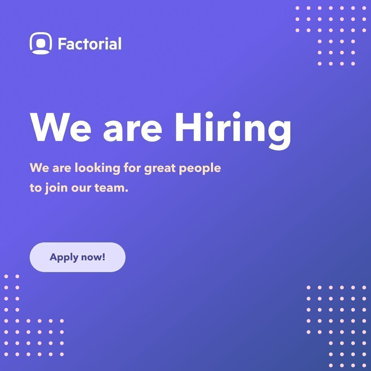 Factorial - Current Openings