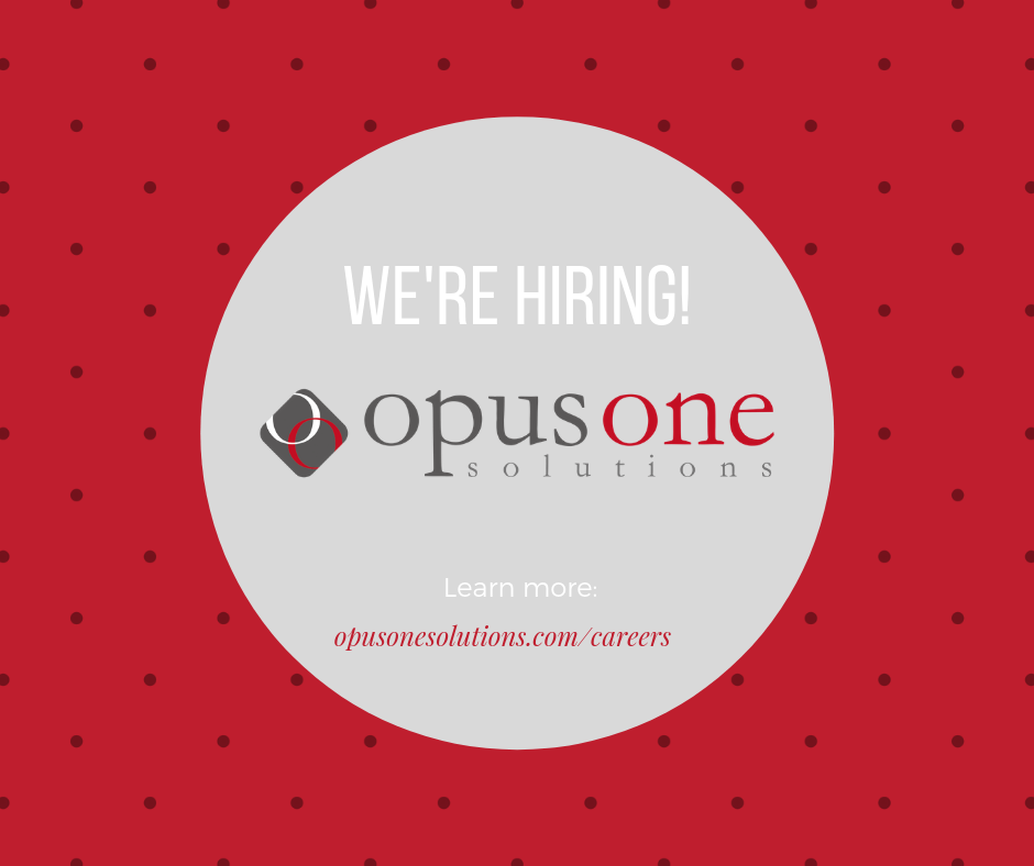 Opus One Solutions - Current Openings