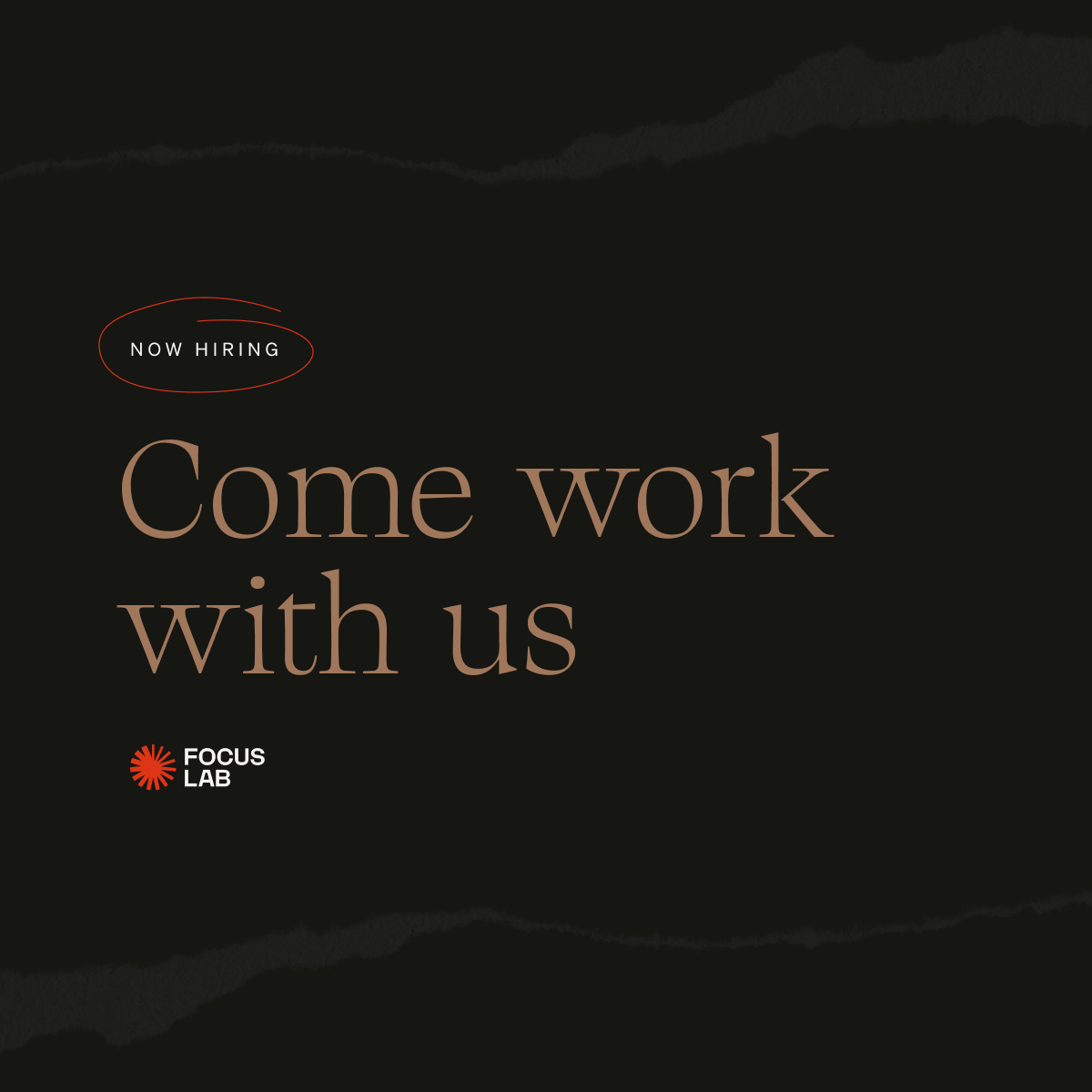 Focus Lab - Current Openings