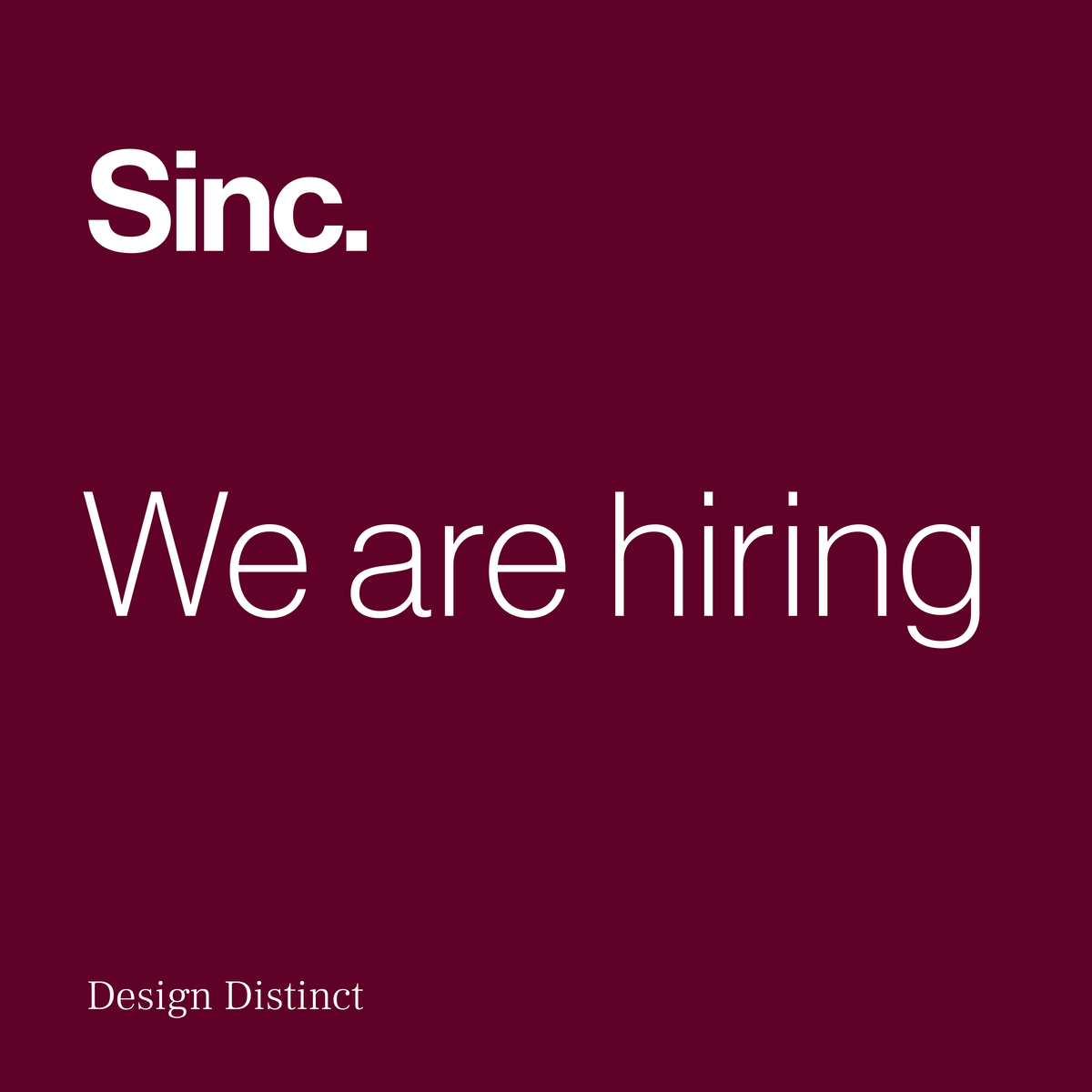 sinc-current-openings