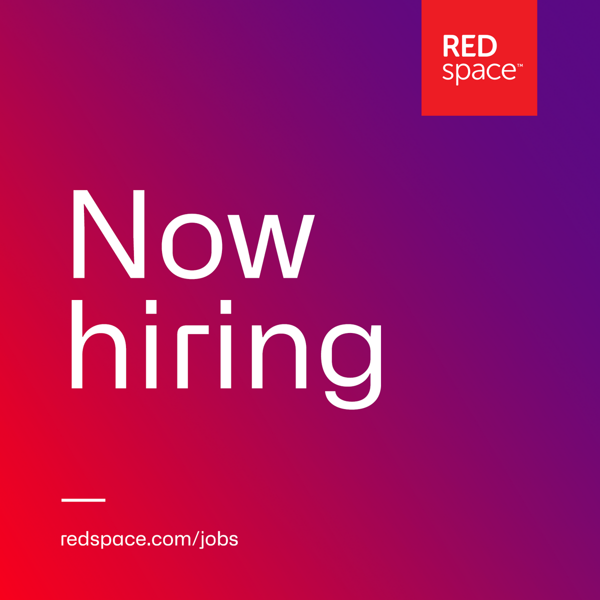 REDspace - Current Openings