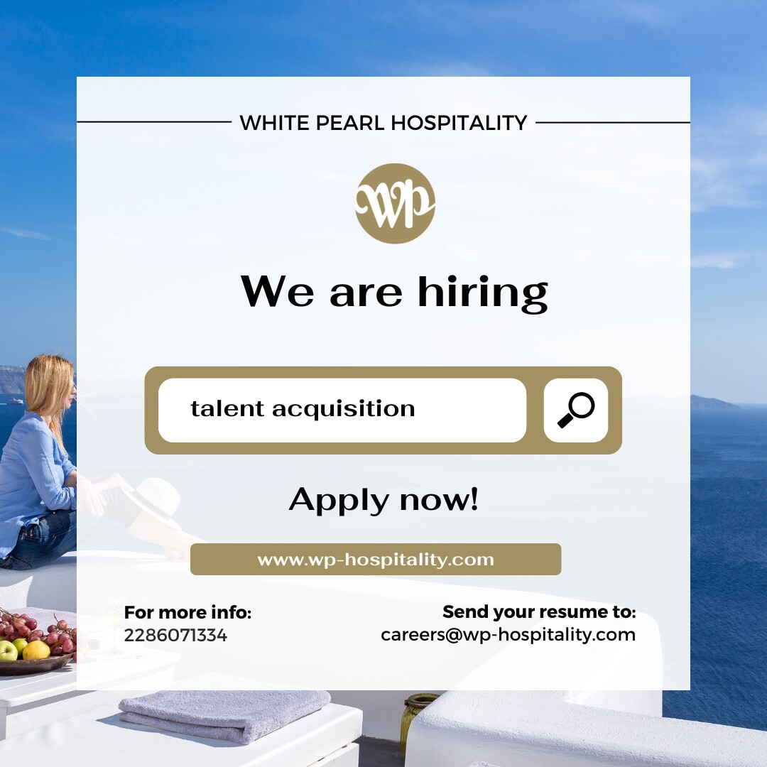 White Pearl Hospitality - Current Openings