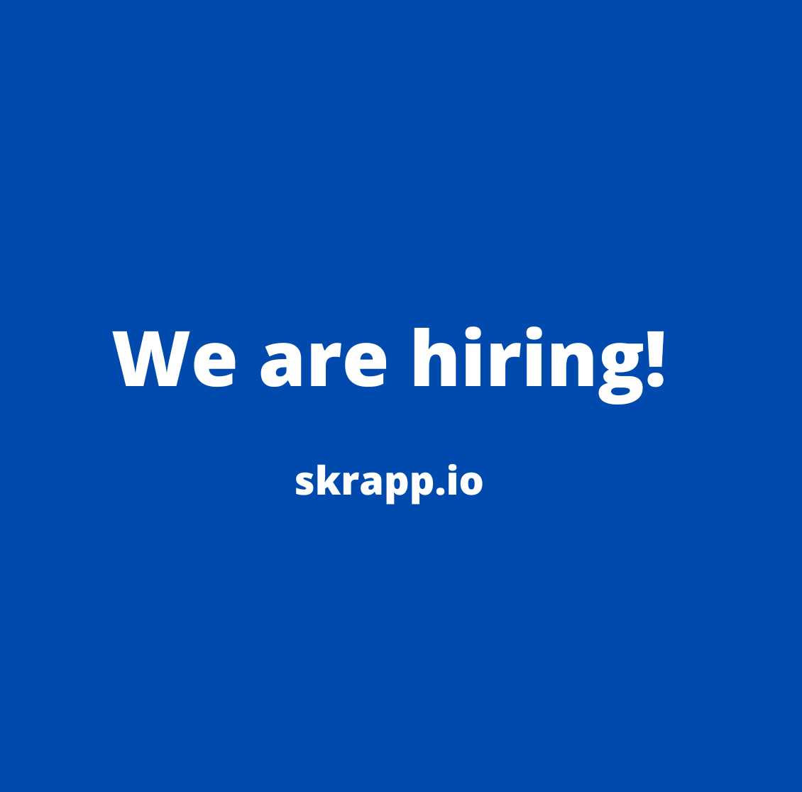 Skrapp.io - Current Openings