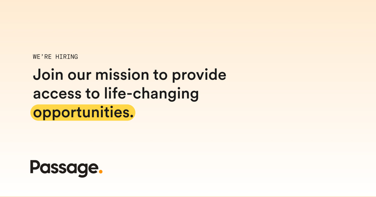 Passage - Current Openings