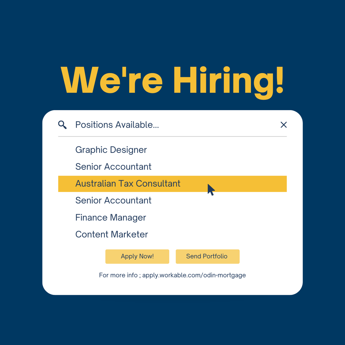 Odin Mortgage - Current Openings